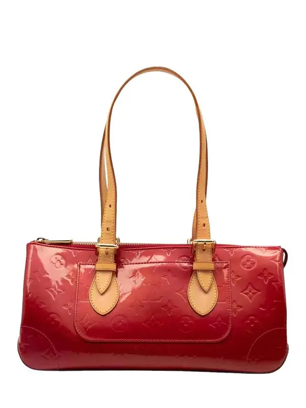 LOUIS VUITTON 2007 Monogram Vernis Rosewood Avenue Shoulder Bag - Red