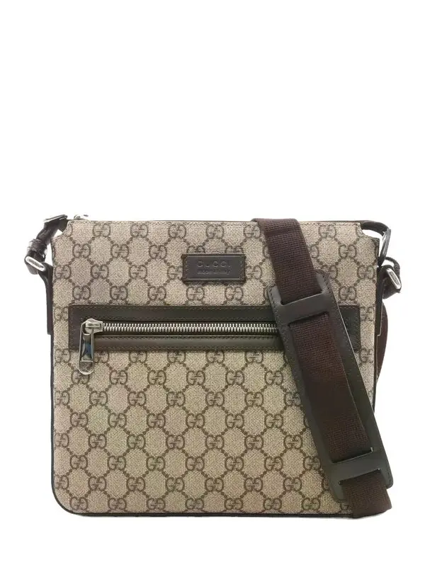 Gucci 2010s Gg Supreme Shoulder Bag - Neutrals