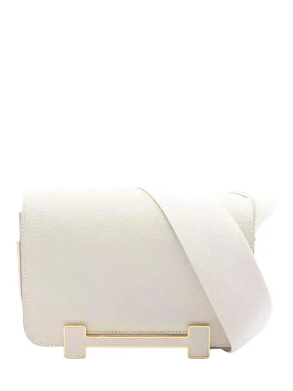 Hermès 2023 Chèvre Mysore Geta Shoulder Bag - White