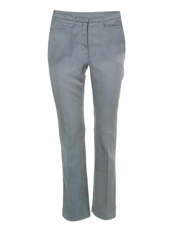 Prada Gabardine Trousers - Blue