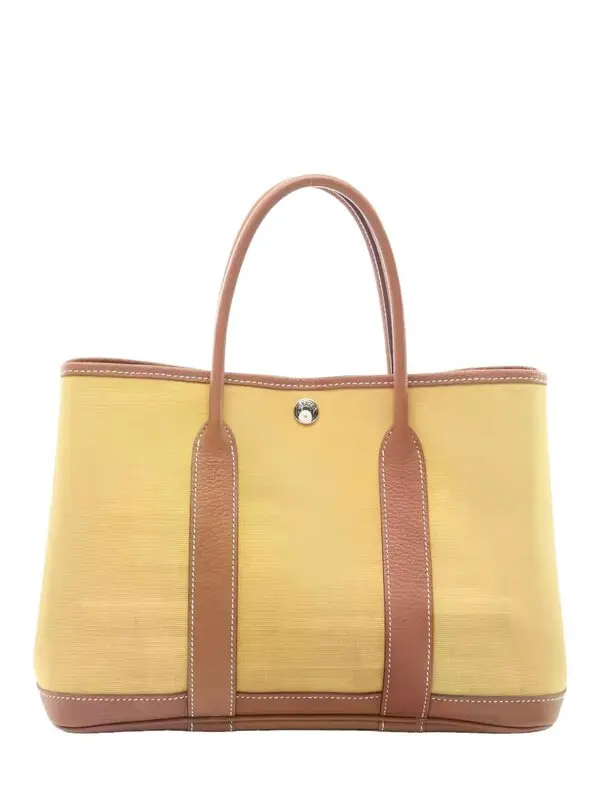 Hermès 2021 Garden Party 30 Tpm Tote Bag - Yellow