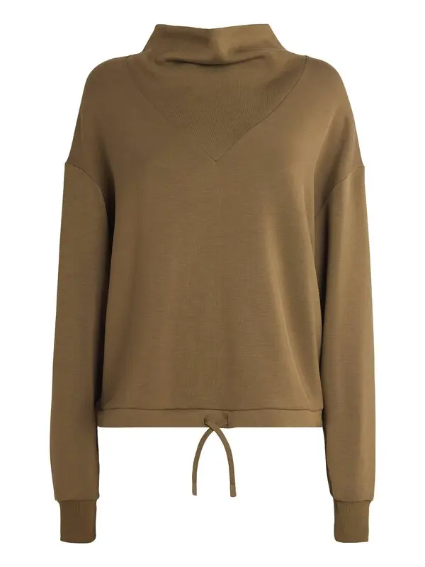Varley Betsy Cowl-neck Sweatshirt - Green