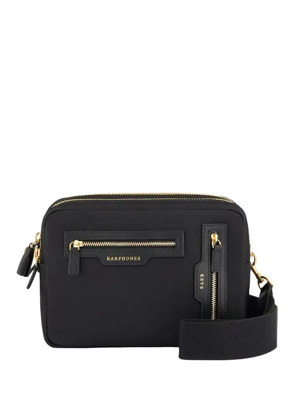 ANYA HINDMARCH Triple Zip Cross-body Bag - Black