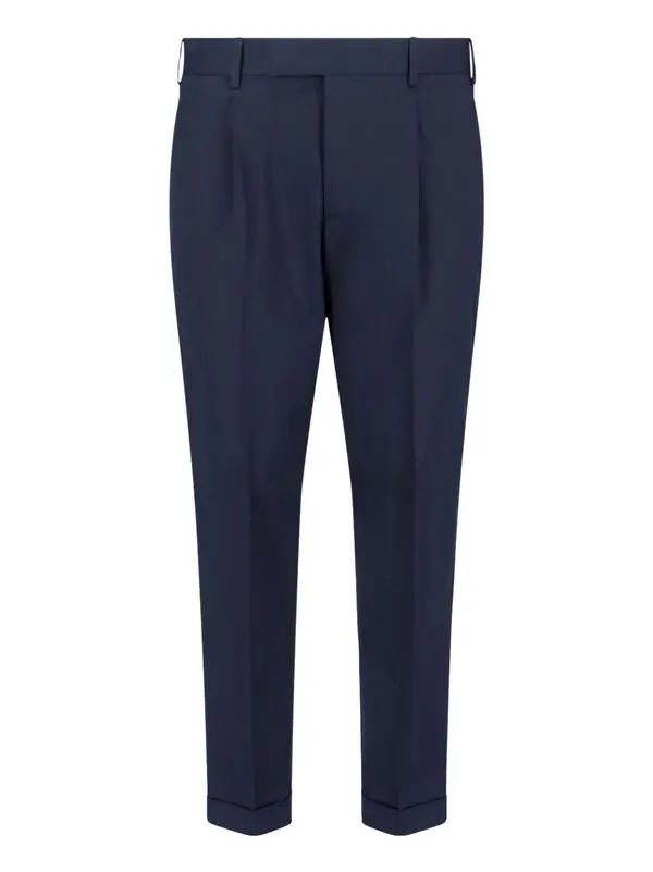 Valentino Garavani Cotton Pants - Blue