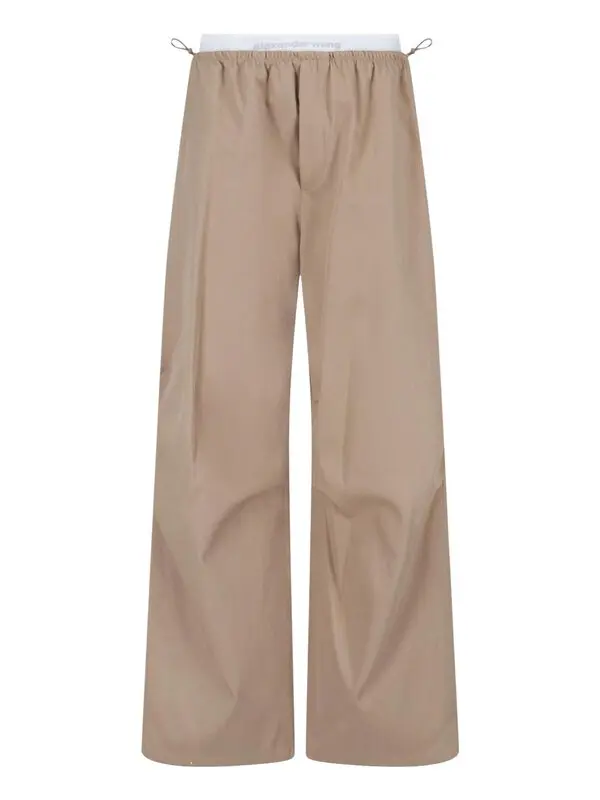 Valentino Garavani Cotton Pants - Taupe