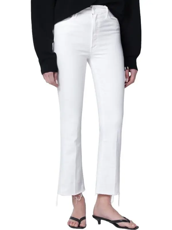 MOTHER Fairest Of Them All Trousers - White