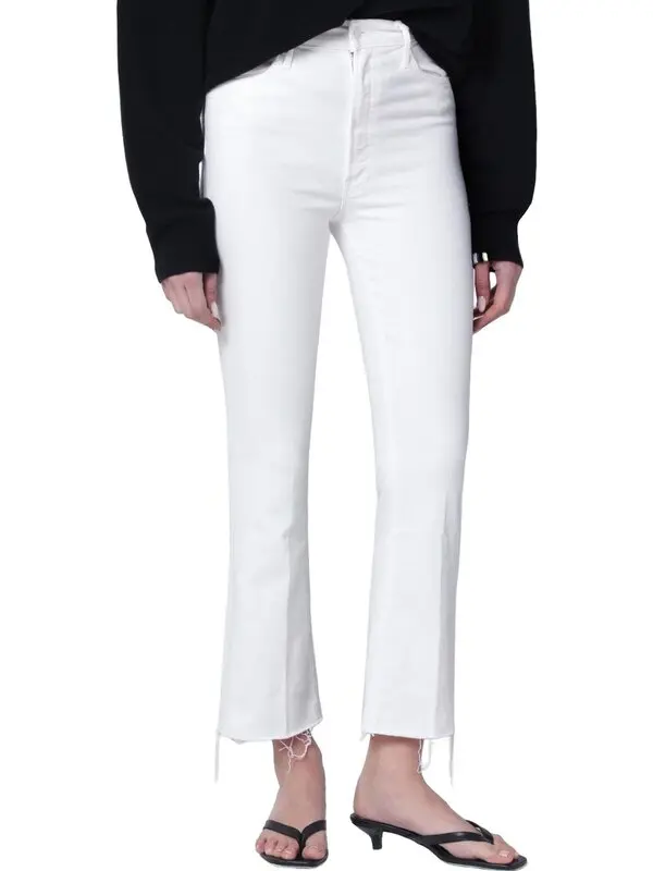MOTHER Fairest Of Them All Trousers - White