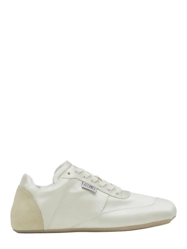 MAISON MARGIELA Satin Factory Sneakers - White