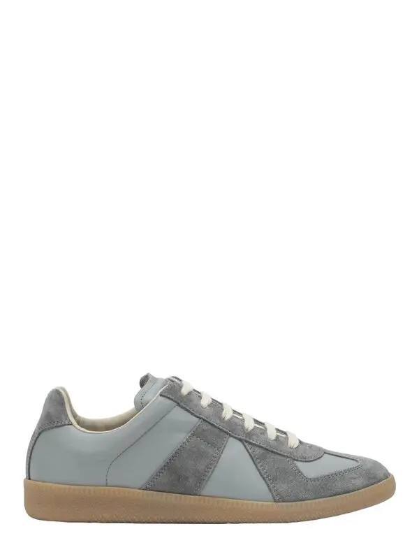 MAISON MARGIELA Replica Leather Sneakers - Grey
