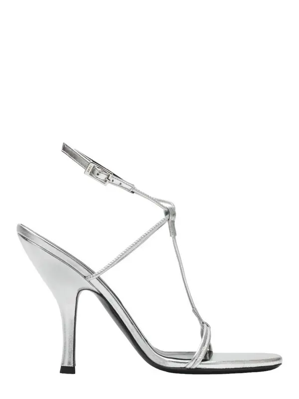 JUDE Mixer Sandal In Leather - Metal