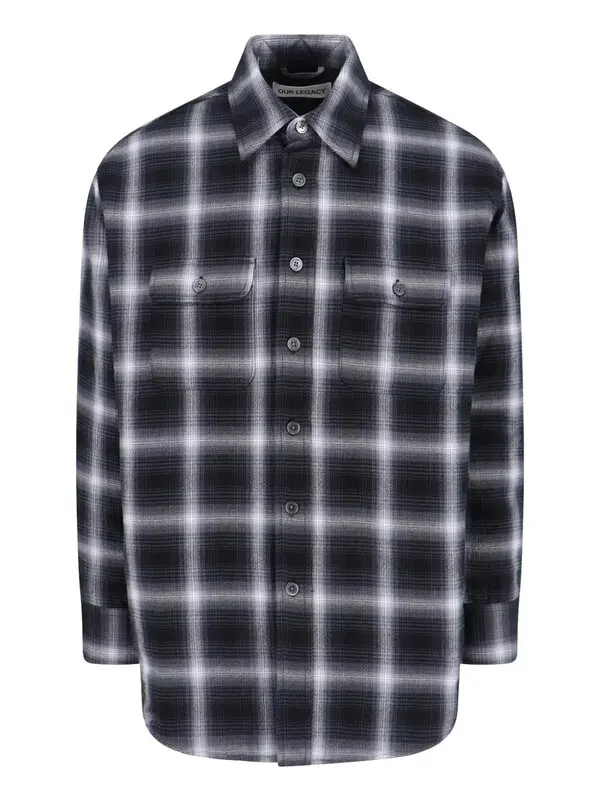 Our Legacy Check Shirt "moss - Multi