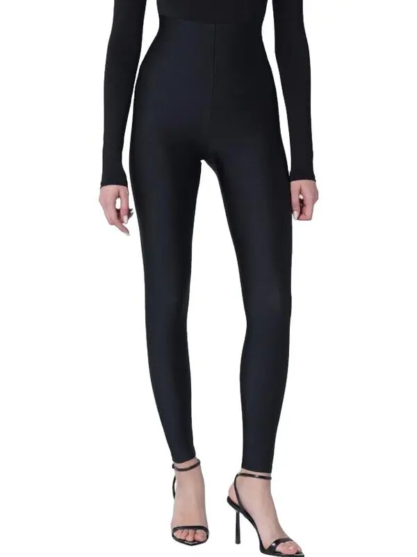 Andamane 80's Lycra Leggings - Black