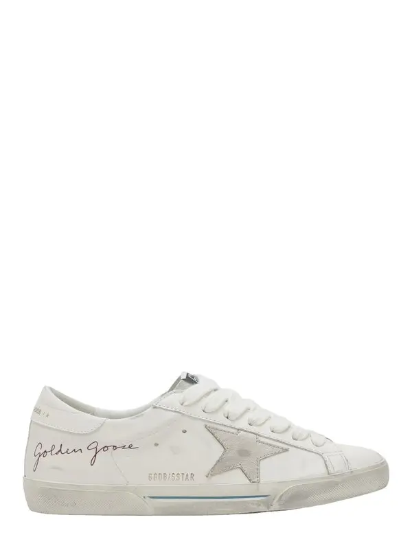 GOLDEN GOOSE Super-star Platinum Sneakers - White