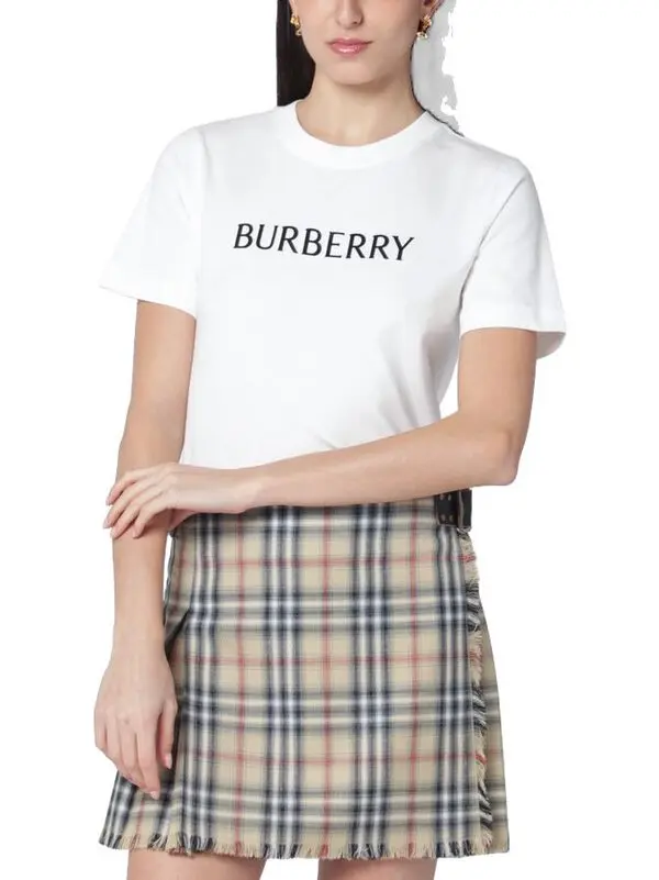Burberry Logo T-shirt - White