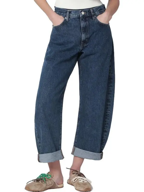 FRAME The Bubble Indigo Jeans - Blue