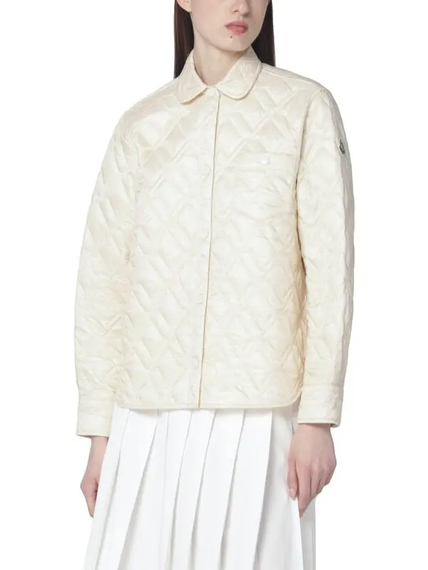 Moncler Quilted Shirt - White