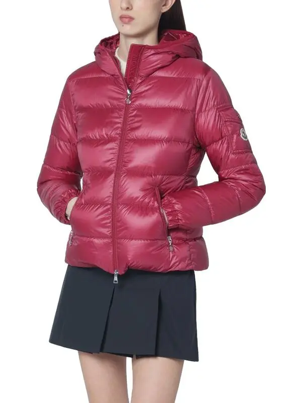 Moncler Glesse Short Padded Jacket - Red