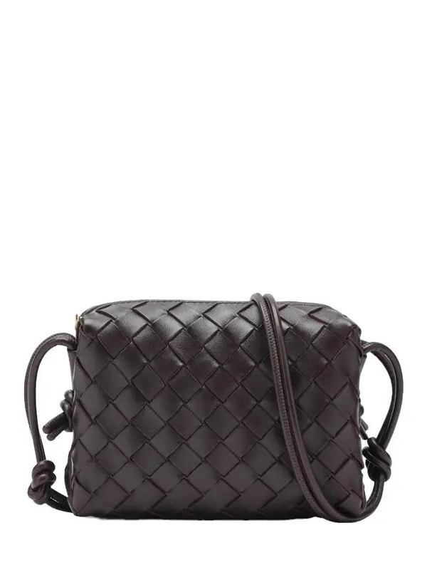 Bottega Veneta Mini Loop Camera Bag - Burgundy