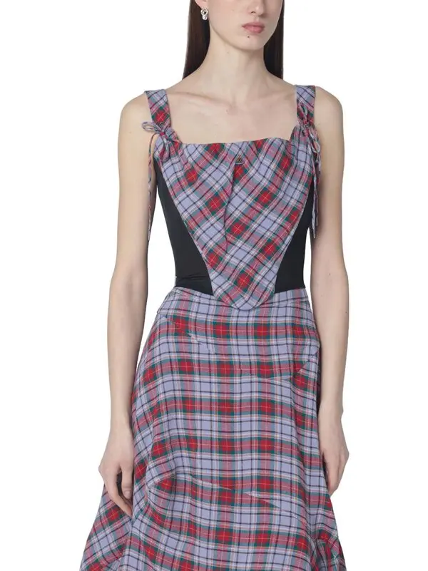 VIVIENNE WESTWOOD Puppy Linen Corset - Multicolor