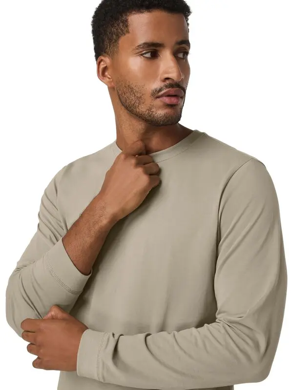 Vuori Long Sleeve Tuvalu Tee - Truffle