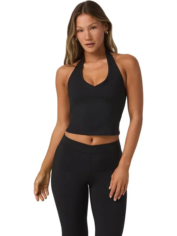 Vuori Inversion Rib Halter - Black