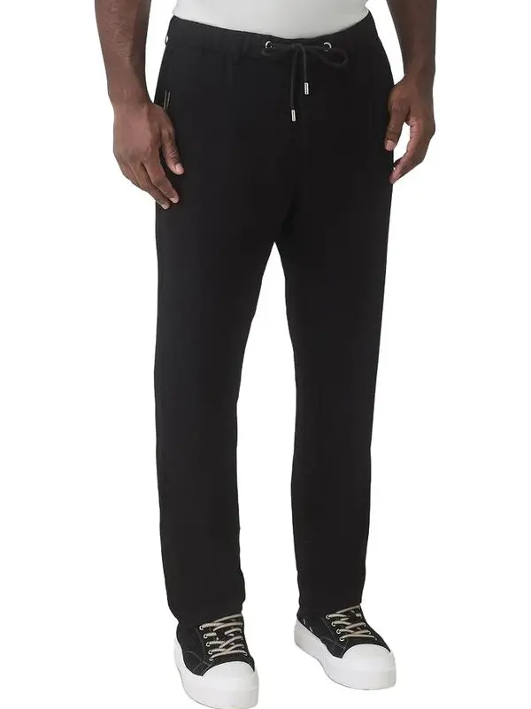 MAUVAIS Fiorano Relaxed Fit Trousers - Black