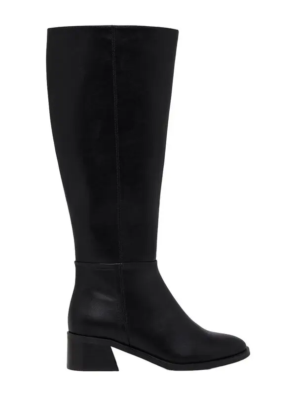 THERAPY AUSTRALIA Neva Knee-high Boot - Black Smooth Pu