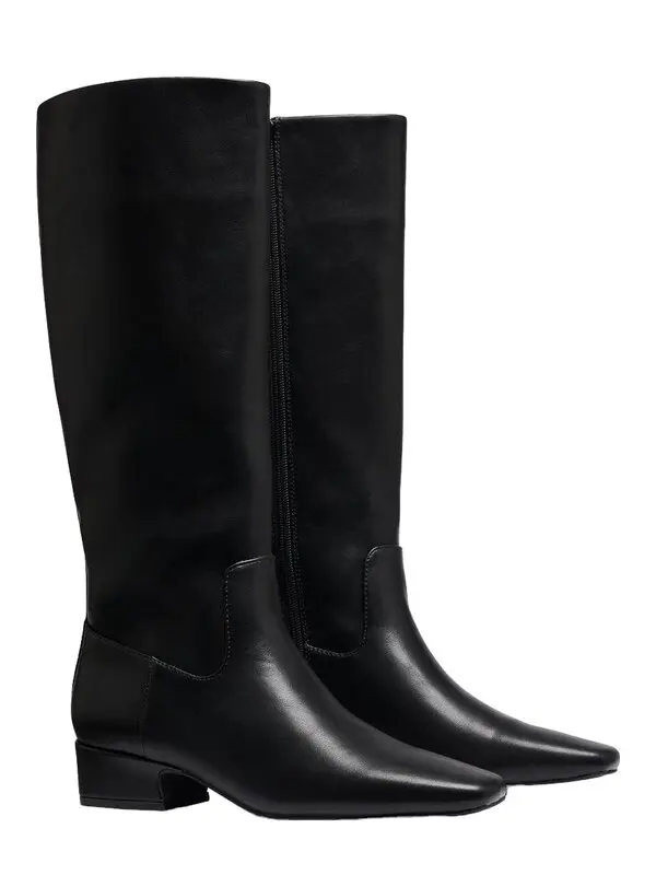 THERAPY AUSTRALIA Anine Tall Boot - Black Stretch Pu