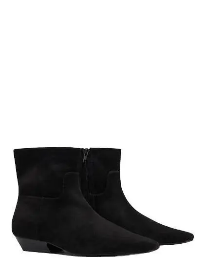 THERAPY AUSTRALIA Xanthe Ankle Boot - Black Faux Suede