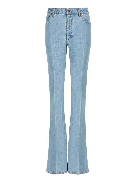 Balmain Denim High-waisted Jeans - Blue