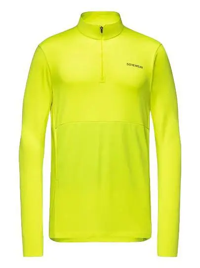 GOREWEAR Training Thermo 1/4-zip Jacket - Neon Yellow