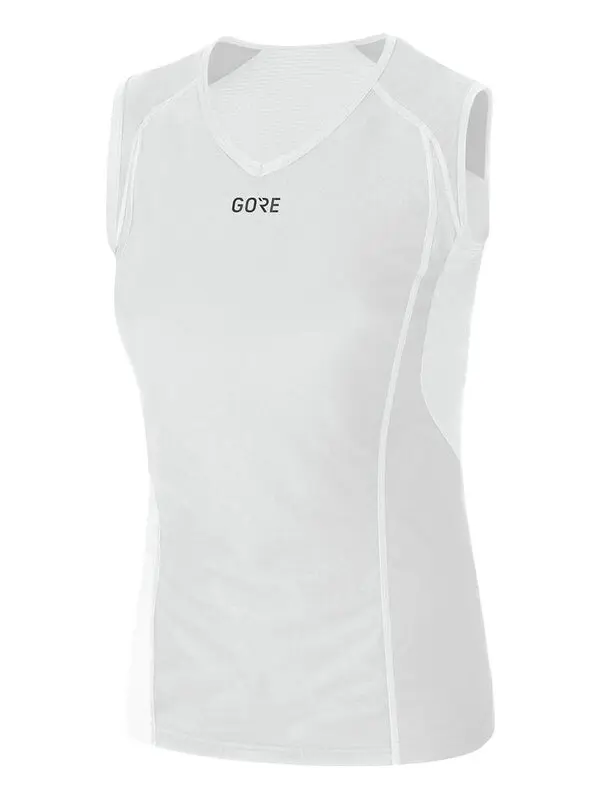 GOREWEAR Windstopper Base Layer Sleeveless Shirt - Light Grey/white