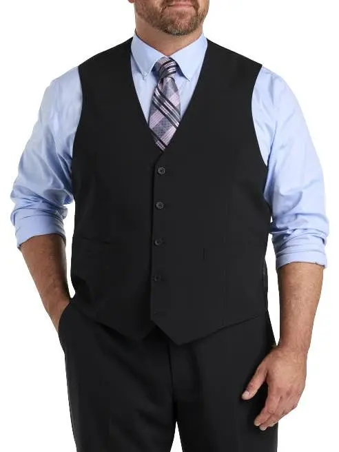 OAK HILL BY DXL Perfect Fit Vest - Black