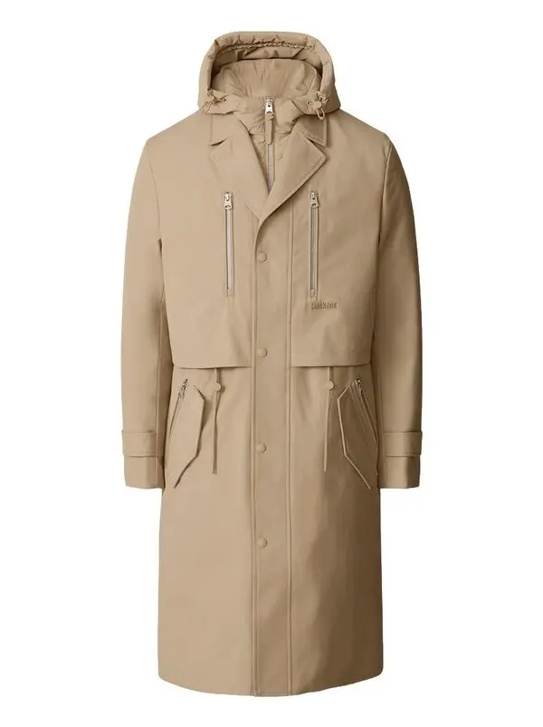 Mackage Sterling 2-in-1 Long Trench Coat - Light Camel