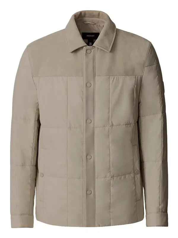 Mackage Henrik Shirt Jacket - Taupe