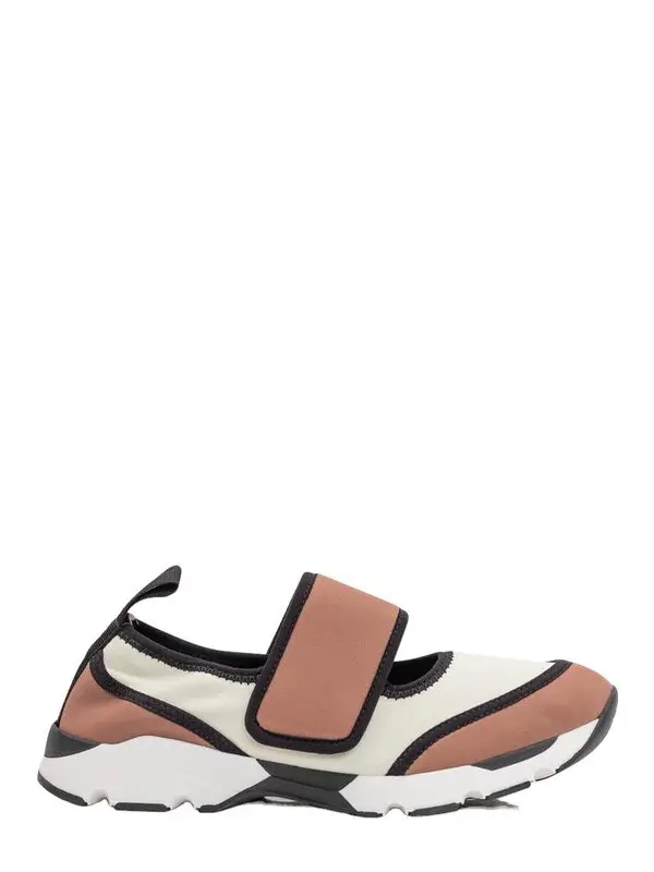 Marni Running Sneaker Mary Jane - White