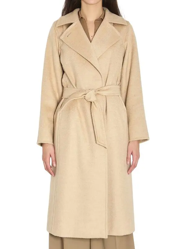 Max Mara Riccio Camel Hair Coat - Beige
