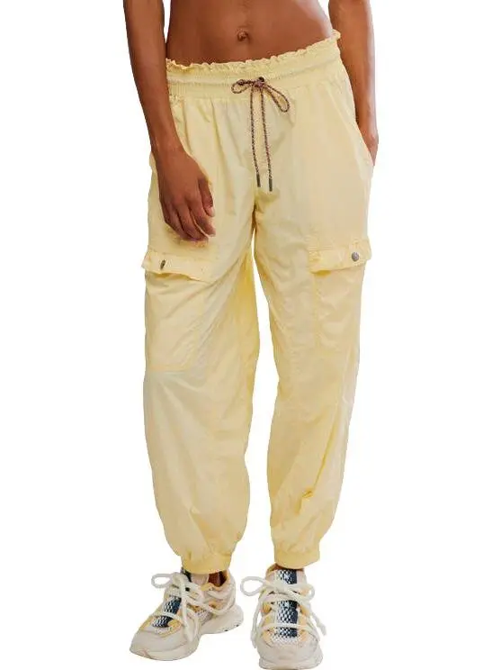 Free People Rogue Paperbag Cargo Pants - Sunlit Yellow