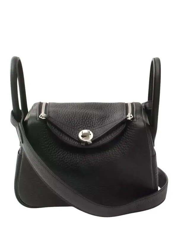 Hermès 2024 Mini Lindy Satchel - Black