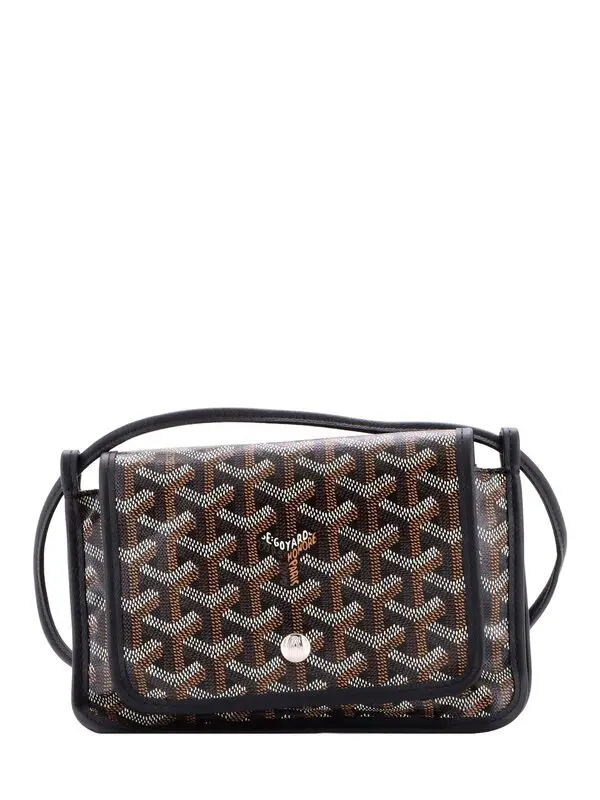 GOYARD Plumet Clutch Wallet Coated Canvas - Black