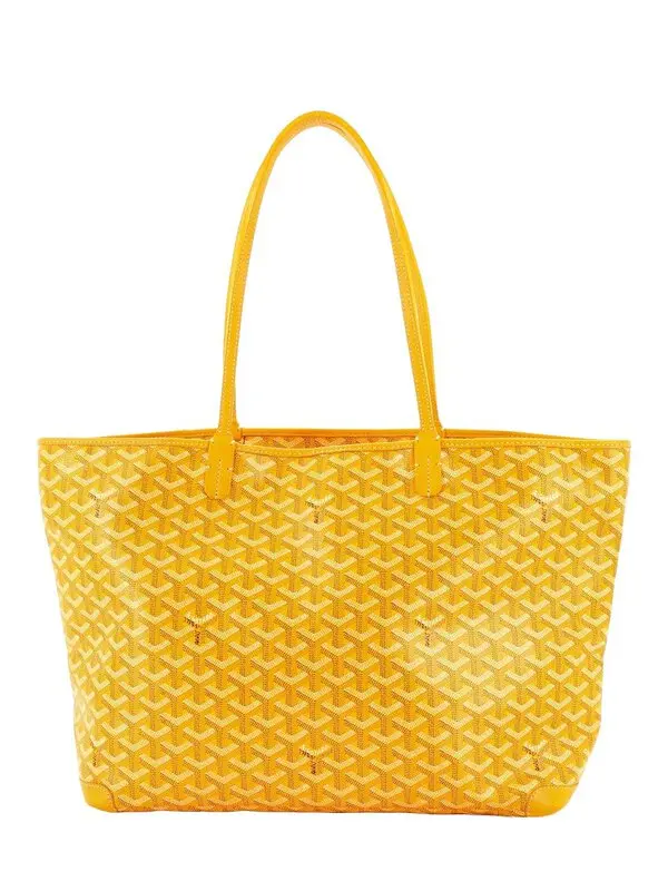 Goyard Artois Tote Coated Canvas Mm - Yellow