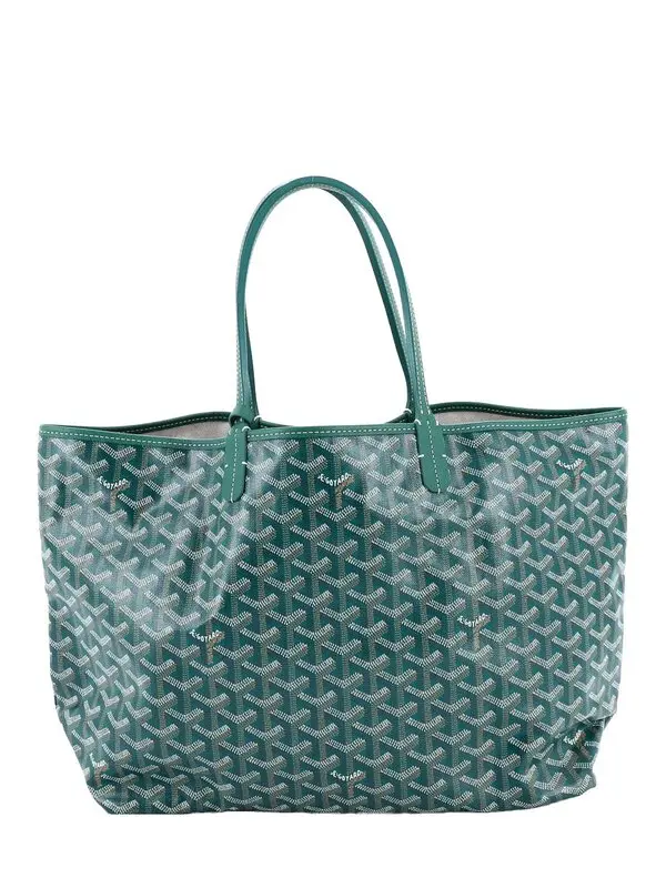 GOYARD Saint Louis Pm Tote Printed Coated Canvas - Green