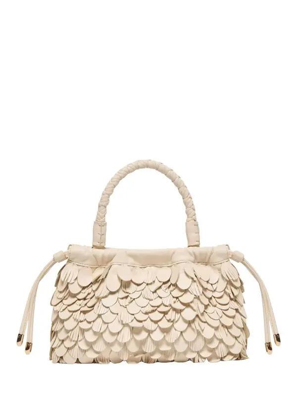 Dolce Vita Agatha Leather Handbag - Ivory