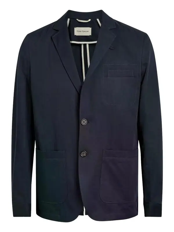 Oliver Peoples Single-breasted Blazer - Blue