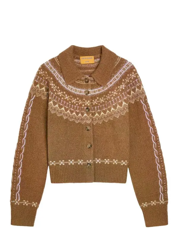 Guest In Residence Cloud Chalet Button-up Cardigan - Brown