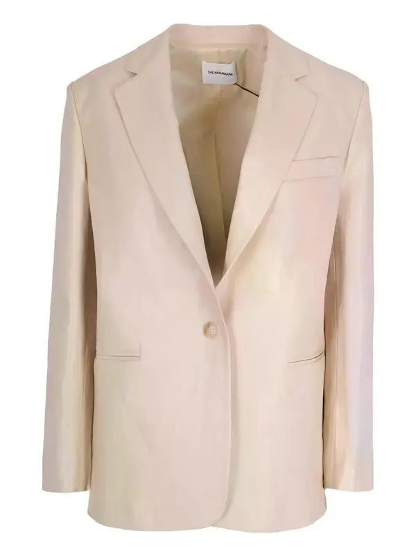 Andamane Notched-lapel Jacket - Neutrals