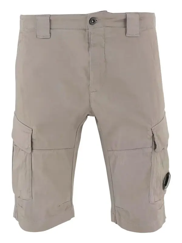 C.P. COMPANY Lens-detail Cargo Shorts - Neutrals
