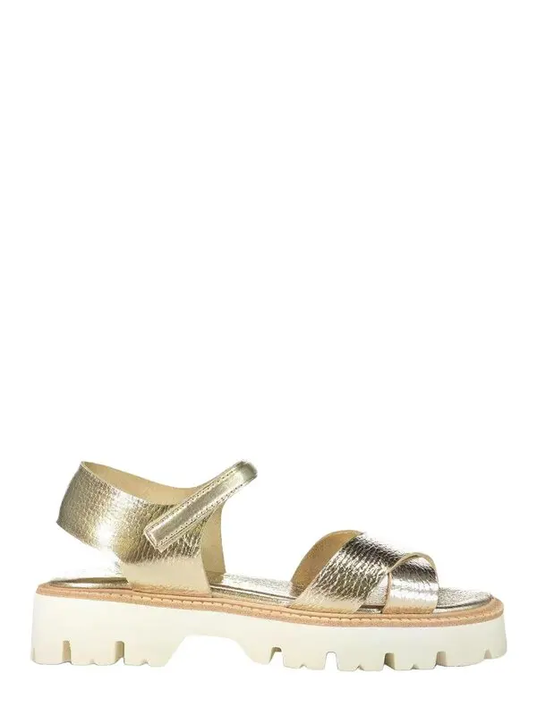 PEDRO GARCIA Reiko Platform Sandals - Silver