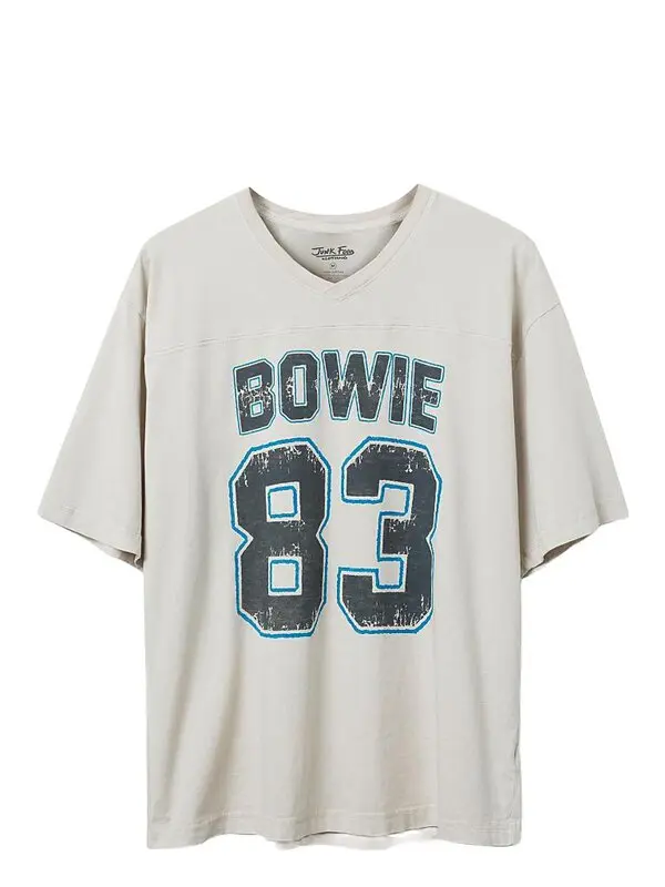 Junk Food Clothing David Bowie '83 Hockey T-shirt - Peyote