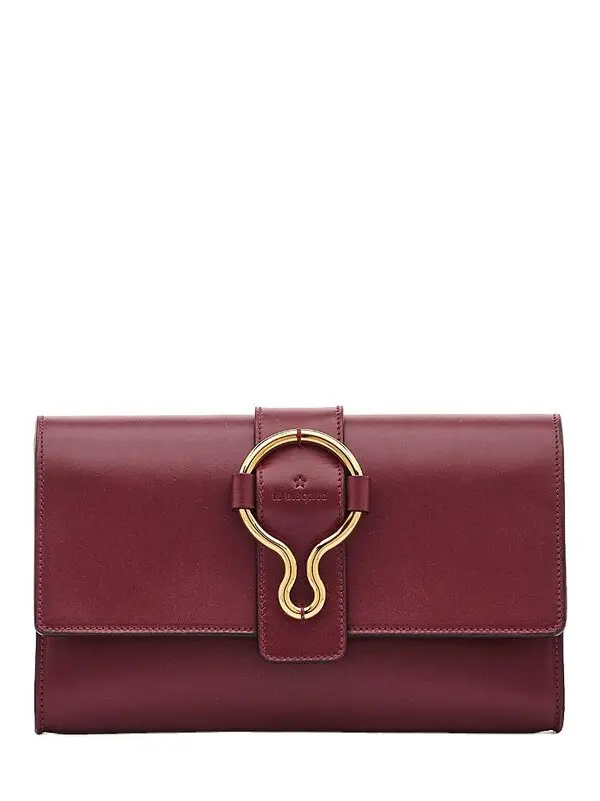Il Bisonte Consuelo Clutch - Black Cherry